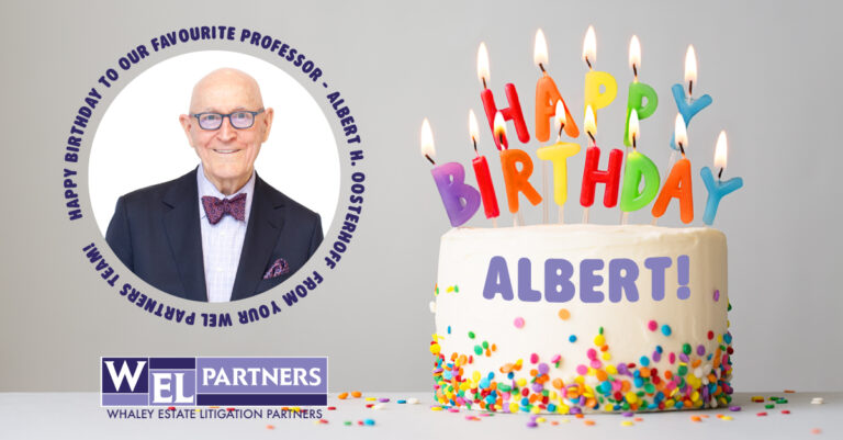 Happy Birthday to our favourite Professor – Albert H. Oosterhoff! | WEL ...
